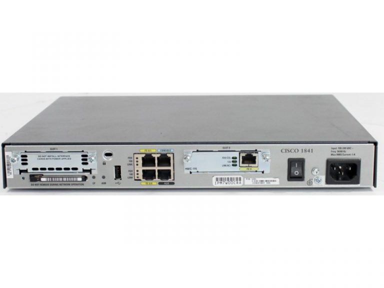 Cisco1841 V04 Intergrated Service Router w/ 64MB Module - Used4Telecom