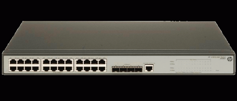 HP v1910-24G JE006A Network Managed Switch Router Used - Used4Telecom